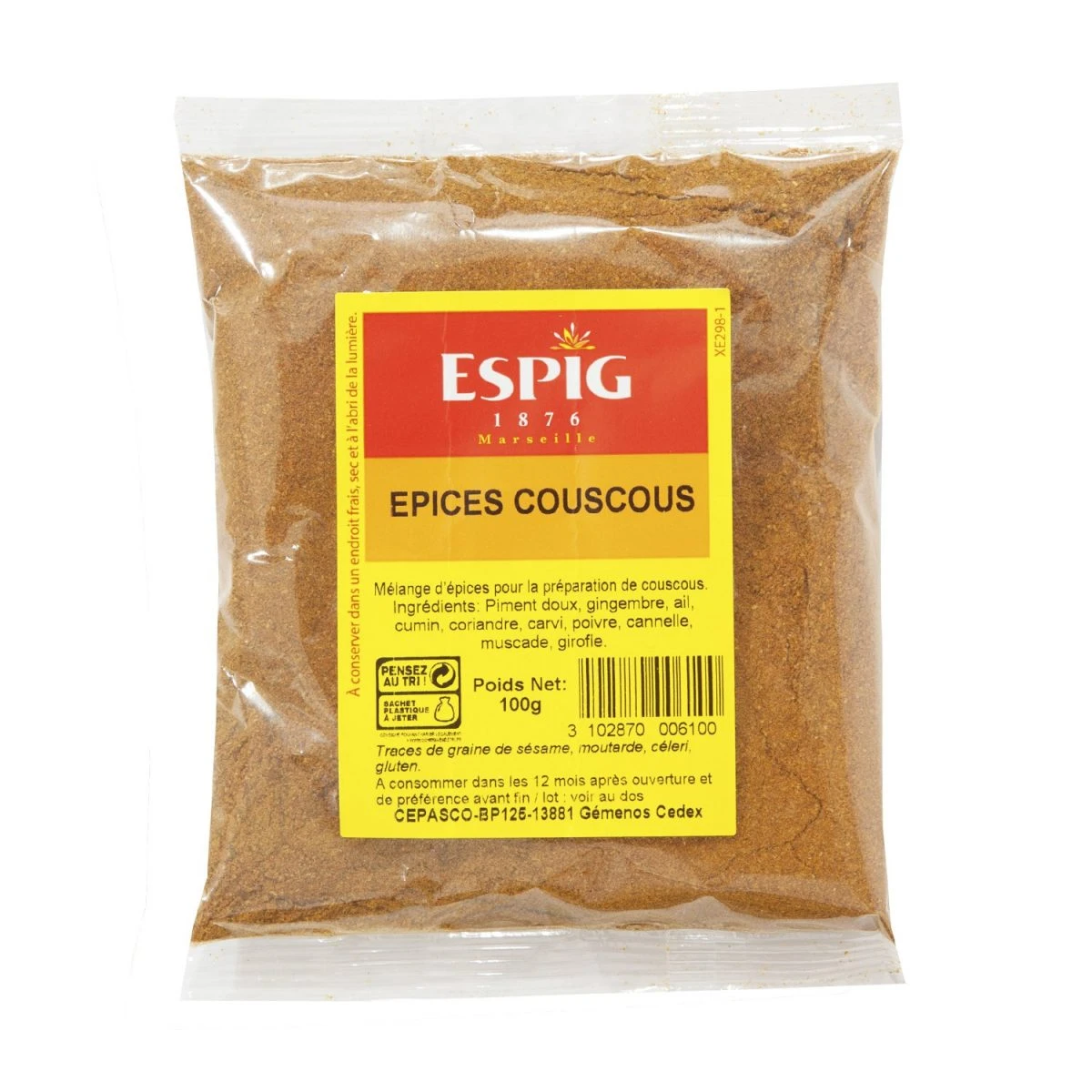 ÉPICES COUSCOUS 100G - Marché Pernoud
